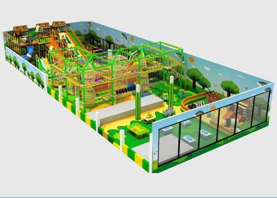 China Jungle Theme Commercial Indoor Playground Equipment with Trampoline 200 sqm for sale