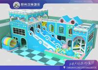 China Toddler Ocean Theme Indoor Playground With Slide And Obstacles for sale
