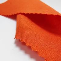 China Meta Aramid IIIA Flame Retardant Fabric 150gsm Orange 1.5m Width for Protective Clothing for sale