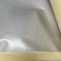 China Para Aramid Fabric with Aluminum Coating 2mm 500 GSM Low Thermal Conductivity for sale