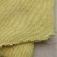 China Para Aramid Fabric 200gsm Fire Proof Anti Cut Fabric EN 11612 Yellow for sale
