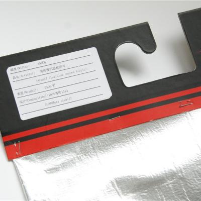 China Waterproof 500 GSM Para Aramid Fabric with Aluminum Coating 2mm Thickness for sale