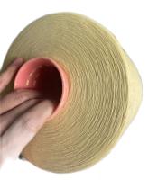China 66TEX Para Aramid Fiber Yarn Ne18/2 Yellow 4000CN Strength for Cut Resistant Gloves for sale