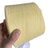 China 66TEX Para Aramid Fiber Yarn Ne18/2 Yellow 4000CN Strength for Cut Resistant Gloves for sale