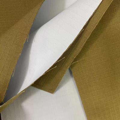 China 280gsm Waterproof Breathable Khaki Aramid Fabric with PTFE Membrane 150cm Width for sale