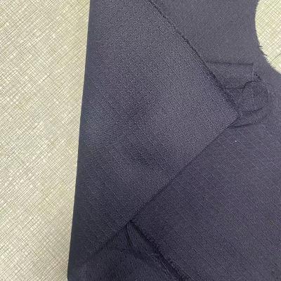 China 60% Meta Aramid 40% FR Viscose Blended Fabric 240gsm Navy Blue UV Resistance Level 4-5 for sale