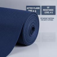 China After flame time 0 S Navy Blue Meta Aramid Fabric UV Resistance Level 4 5 Flame Retardant Material for Safety Apparel for sale