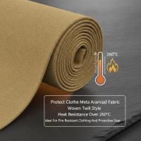 China Protect Clothe Meta Aramid Fabric Woven Twill Style Heat Resistance Over 260 Celsius Ideal For Fire Resistant Clothing And Protective Gear for sale