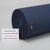 China Color Fastness Level 5 Navy Blue Meta Aramid Fabric Offering Damaged Length 4.5 Cm Designed for Thermal Protective Equipment for sale