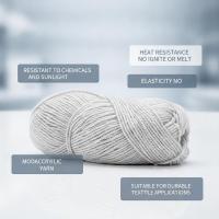 China Resistant To Chemicals And Sunlight Modacrylic Yarn Heat Resistance No Ignite Or Melt Elasticity No Suitable For Durable Textile Applications for sale