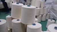 China White Yarn Color Lenzing Viscose Yarn 1.5kgs Per Cone Custom Yarn Color Options Tailored for Textile Manufacturing Needs for sale