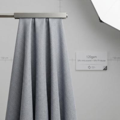 China 50% Meta-Aramid 50% FR Viscose Lining Fabric - Permanent Flame Retardant 120 gsm for Protective Apparel for sale