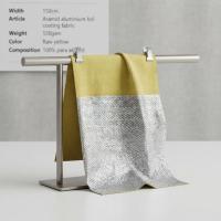 China Aramid Aluminium Foil Coating Fabric with High Tensile Strength Flame Retardant and High Temperature Resistance for sale