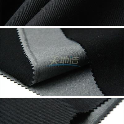China Black 280gsm Meta Aramid Fabric 93/5/2 with PU Coating - 1.5m Width Flame Retardant for sale