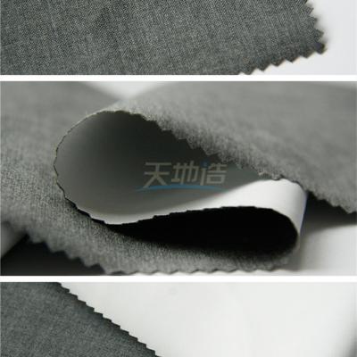China Grey Meta Aramid Fabric 150gsm PTFE Fire Resistant Cloth for Protective Clothing Lining for sale