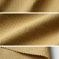 China Meta Aramid Fabric 205gsm Yellowish Brown 1.5m Width for Fire Fighting Suits and Protective Clothing for sale