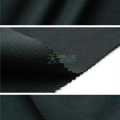 China Aramid Viscose 200gsm Navy Blue Rip Stop Fabric for SWAT Protective Clothing for sale