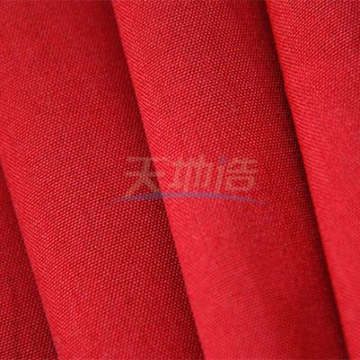 China Red Aramid Viscose Fabric 240gsm for Protective Clothing 1.5m Width for sale
