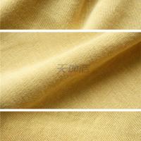 China 220gsm 100% Para Aramid Fabric Raw Yellow 1.6-1.8m Width for Anti-Cut Anti-Stab Protective Gloves for sale