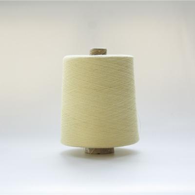 China FR Para Aramid Sewing Thread Yarn Ne30/2 Raw Yellow 2460CN Strength for Protective Fabric Weaving for sale