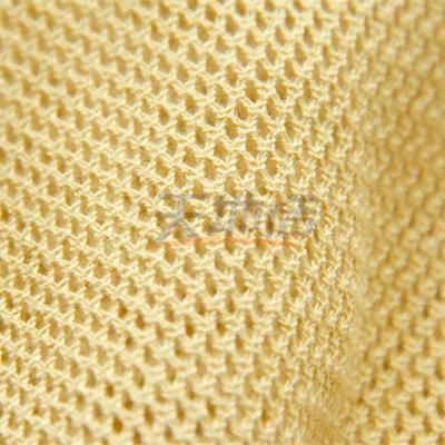 China 100% Para Aramid Mesh Cloth 260gsm 1.5m Width Raw Yellow for Reinforced Skeleton Applications for sale