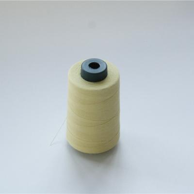 China 60TEX Para Aramid Sewing Thread - Ne20/2 Yellow Flame-Retardant Thread for Apron Sewing, 3000m Length for sale
