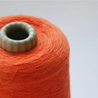 China Forest Orange Meta Aramid Fiber Yarn Fire Resistance Ne35/2 - 98% Meta Aramid 2% Antistatic - 250°C Heat Resistance for sale