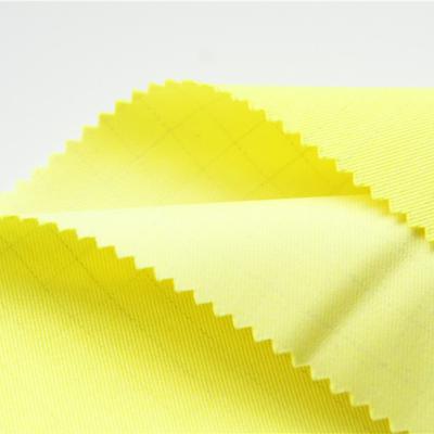 China 300gsm Modacrylic Cotton Antistatic Fabric Fluorescent Yellow 1.47m Width for Protective Clothing for sale
