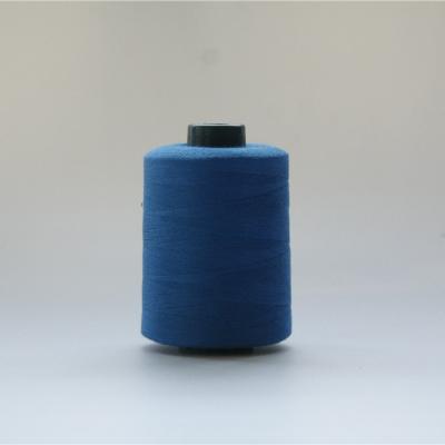 China Fire Resistance Meta Aramid Sewing Thread 40TEX Royal Blue - 4500m Cone, 200g Weight, LOI ≥28% for sale