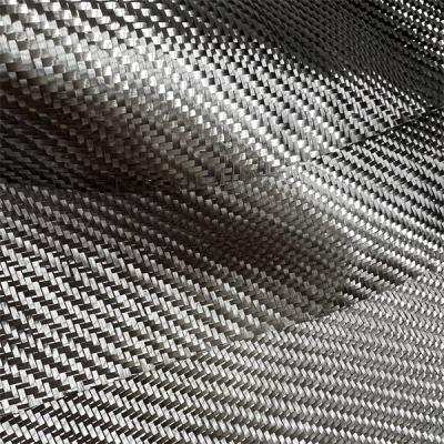 China Carbon Fiber 3K Aramid Hybrid Fabric Black 200gsm 1m Width for Sports Equipment & Industrial Applications for sale