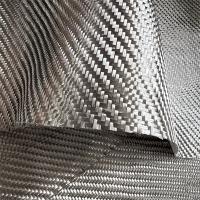 China Carbon Fiber 3K Aramid Hybrid Fabric Black 200gsm 1m Width for Sports Equipment & Industrial Applications for sale