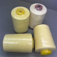 China 60TEX Ne30/3 Para Aramid Sewing Thread - 3000m Length, 200g Cone, High Strength Flame Retardant Yellow Thread for sale