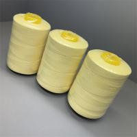 China Ne20/3 Para Aramid Sewing Thread NFPA1971 Raw Yellow 2000m Cone for Industrial Conveyor Belts for sale