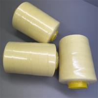 China Ne20/3 Para Aramid Sewing Thread NFPA1971 Raw Yellow 2000m Cone for Industrial Conveyor Belts for sale