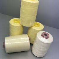 China Para Aramid Yellow Sewing Thread GB8965-98 - 3000m Length, 20.0CN/dTEX Strength for Industrial Weaving for sale