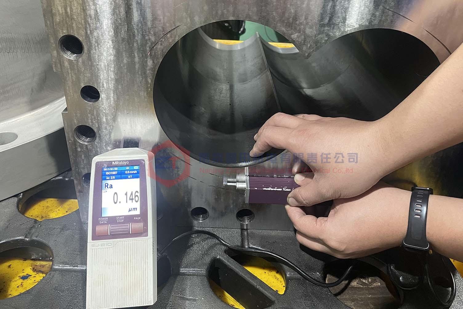 Dimensional Inspection of 177 Twin Screw Barrel After Welding Repair
