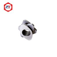 China Type65 PE PVC PP Bimetallic Twin Plastic Extruder Screw Element Wr30 Dog Food Extrusion Machine for sale