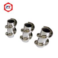 China ZSE75 Co Rotating Twin Screw Extruder Spare Parts HRC58 - 62 Hardness Pellet Extruder Machine for sale