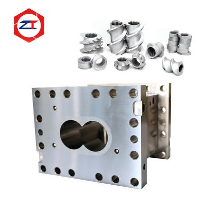 China ZSK Parallel Extruder Machine Parts HIP Material WR13 Liner Twin Screw Barrel for sale