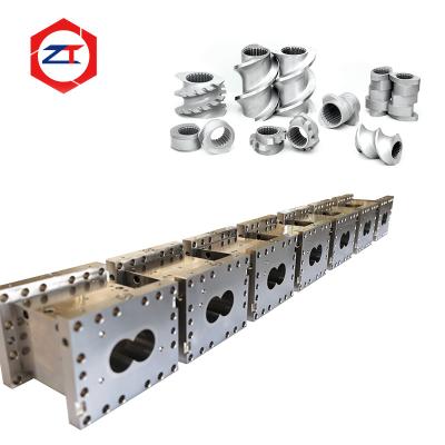 China High Wear Resistance Plastic Twin Screw Extruder Screw Barrel for sale