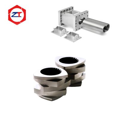 China Twin Screw Extruder Barrel For Co Rotating Parallel Twin Screw Extruder for sale