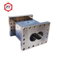 China Zhitian Twin Screw Barrel For PVC PP HDPE Film Sheet Extruder Spare Parts Screw And Barrel for sale