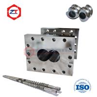 China Bimetallic Barrel For China PE Extrusion Machine Twin Screw Extruder Parts for sale