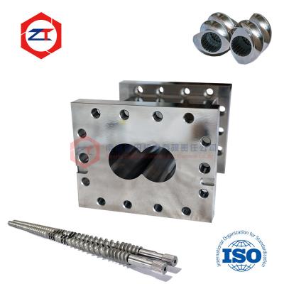 China Bimetallic Barrel For China PE Extrusion Machine Twin Screw Extruder Parts for sale