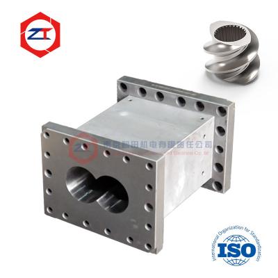 China Nitriding Material Screw Segment And Barrel For Co Rotating Twin Screw Extruder for sale