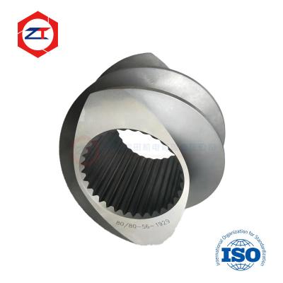 China High Impact ZSE110 Screw Segment Twin Screw Extruder Parts For Enhanced Extrusion Performance for sale