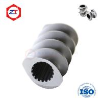 China Wear Resistant Parallel PE Pipe Extruder Pelletizer Screw Elements For Petrochemical Factory for sale