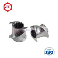 China High Precision OEM Twin Screw Extruder Parts Center Diameter 15.6-350mm Screw Elements for sale