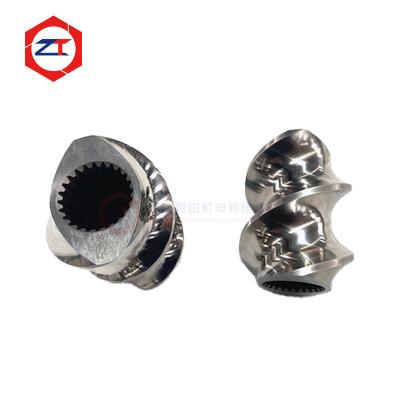 China High Performance Stainless Steel Co-Rotating Extruder Segments - 52mm Diameter Silver Finish for Food Processing for sale