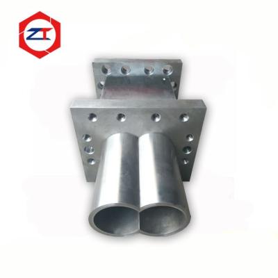 China 50mm Screw Barrel Of Double Twin Screw Extruder Parts 45# / A101 Material For Plastic Pellet Making Machine for sale